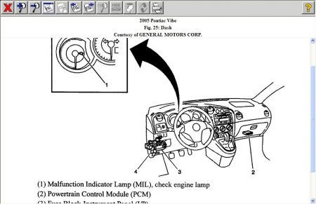 2005 Pontiac Vibe ECU Location: Computer Problem 2005 Pontiac Vibe...