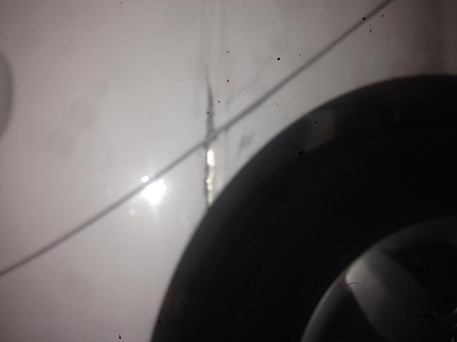 Big Gashes in Side of Car: Hi There, so I Was An Inch Too Close to...