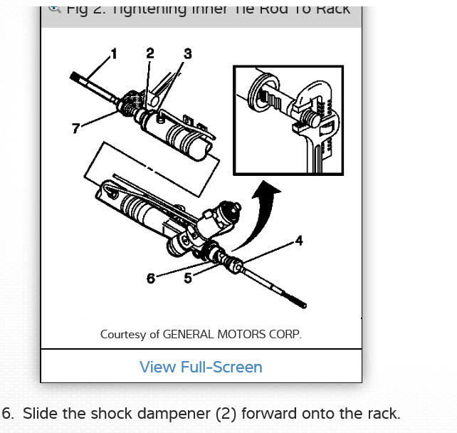 Inner and Outer Tie Rod Torque Values