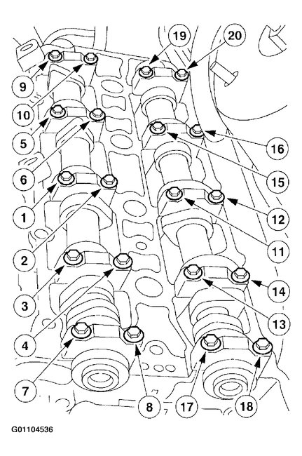 Torque Specs for Camshaft Cap Bolts 1-10?