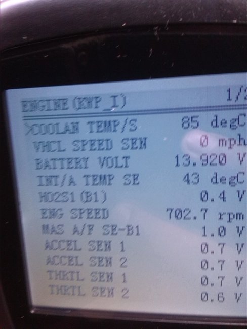 P1122 Code: Engine Check Light.