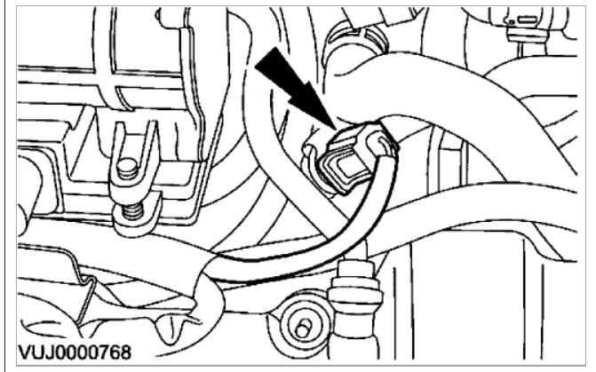 Location of Fuel Temperature Sensor