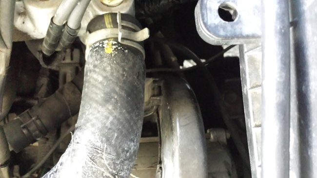 Swollen Radiator Hose: I Have the Car Listed Above It Is the GT ...