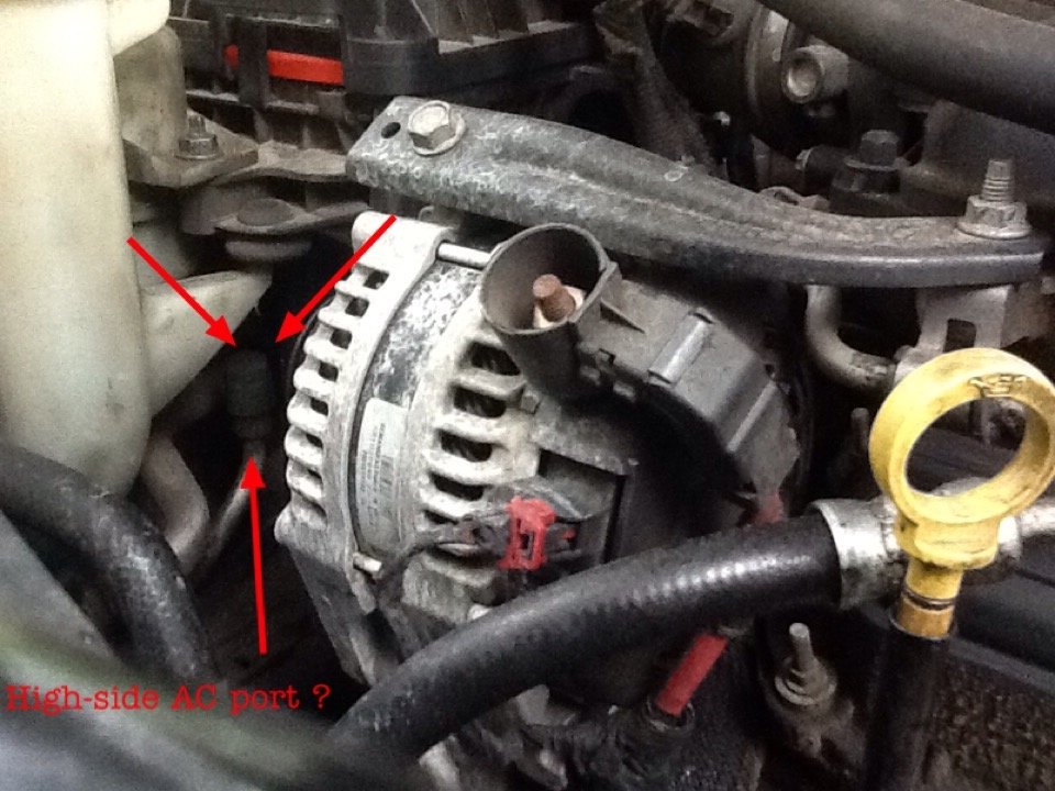 High and Low Side AC Port Locations?