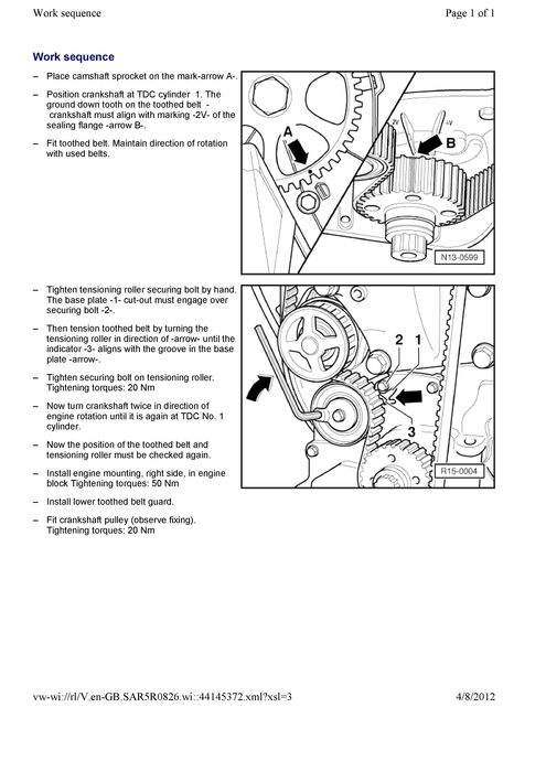 Cam Timing Marks: I Need to Know Where to Align the Cam Timing ...