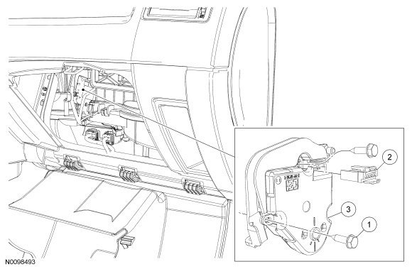 Blend Door Actuator Location and Replacement?: While Using My A/C ...