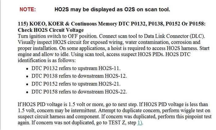 How Do I Repair Codes P1132,p1138,p1152