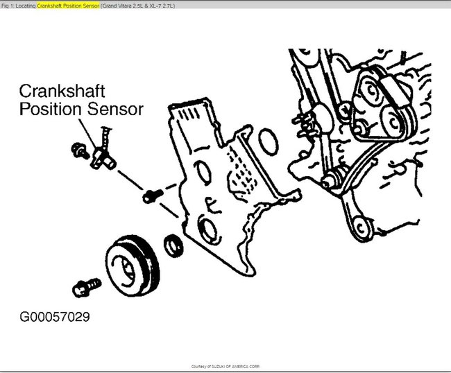 Crankshaft Position Sensor Location: Crankshaft Position Sensor ...