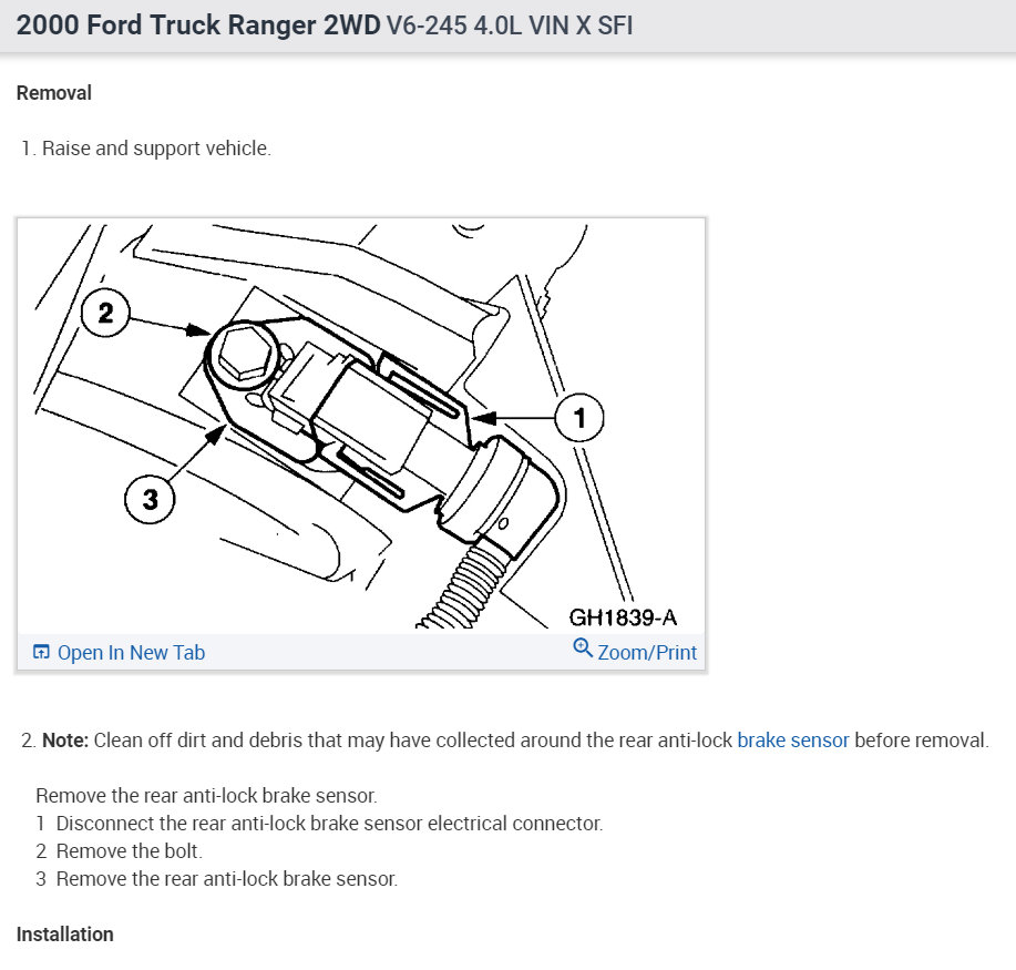 Where Is the Rear Wheel Speed Sensor