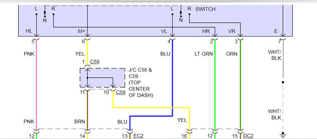 Side Mirror Wiring Diagram: I Need the Side View Mirror Wiring ...