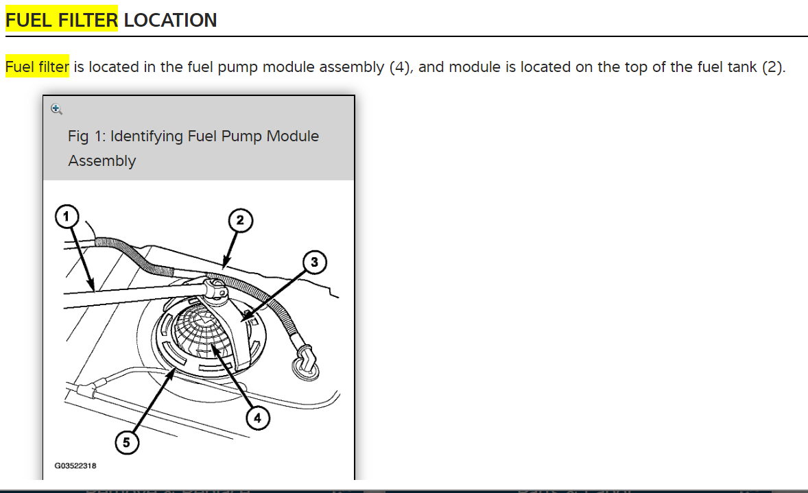 Fuel Filter Location: I Want to Change My Fuel Filter Before I ...