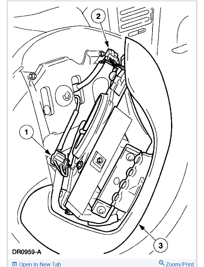 Airbag Control Module Location?: It Is Not in Center Console, Pass...