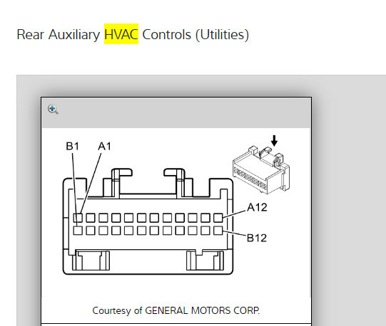 Need A/C Climate Control Color Pinout Diagram