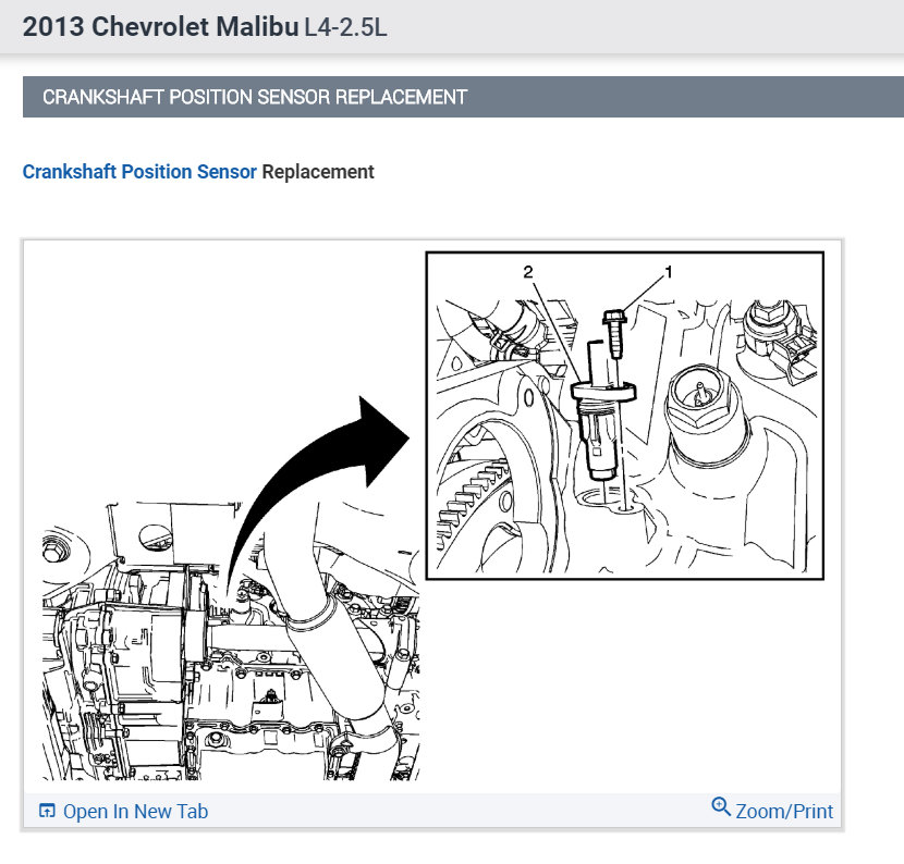 Crankshaft Position Sensor Location: Needless to Say, I've...