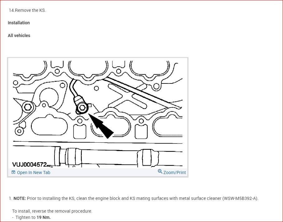 Knock Sensor - Bank 2 - Circuit High Input