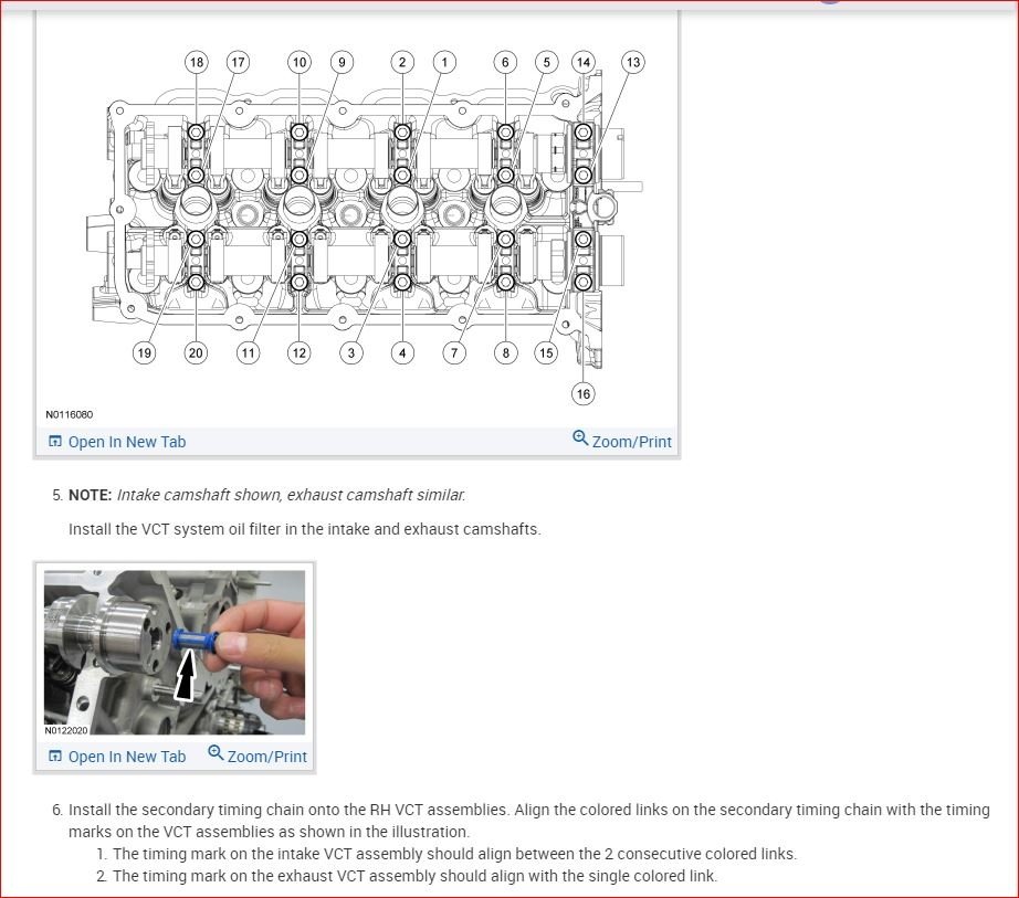 Correct Timing Chain Marks and Procedure Needed?