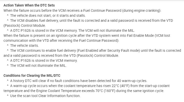 Will Not Start, Code P1626: Scan Tool Identifies Anti Theft Fuel ...