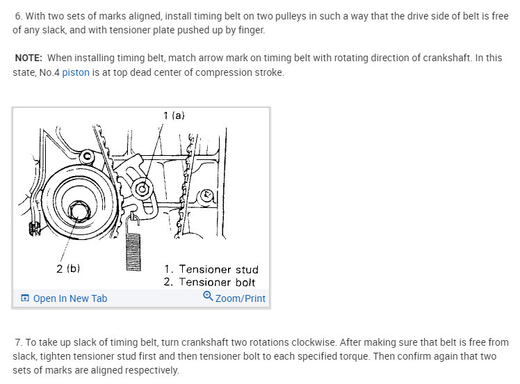 Timing Marks: Is There any Timing Mark Diagrams for the G16a ...