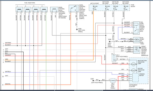 Fuel Injection Wiring Diagrams Needed: Need the Wiring Harness/...