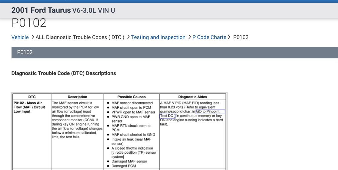 Engine Stalls at Idle?: Codes, P1309, Po102, Po141, Po171, Po174,