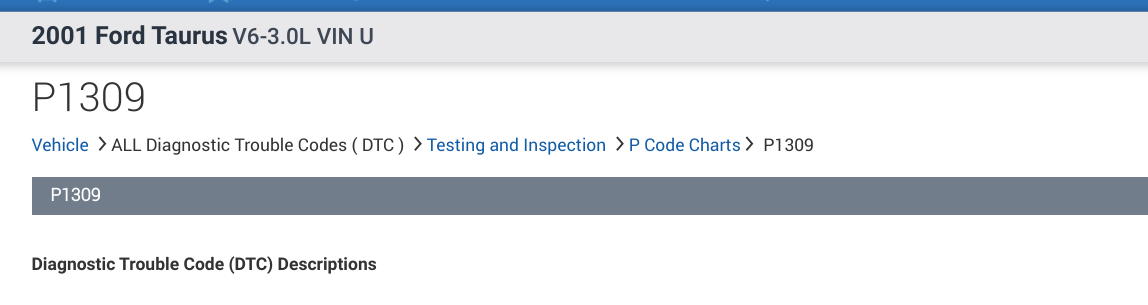 Engine Stalls at Idle?: Codes, P1309, Po102, Po141, Po171, Po174,