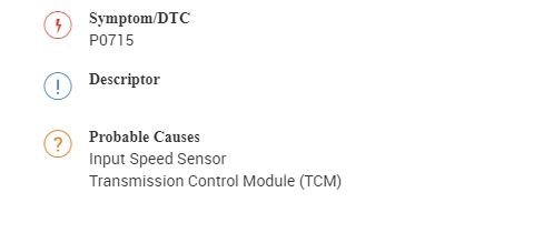 Turbine Shaft Speed Sensor Location: Had Trouble Code P0715 for ...