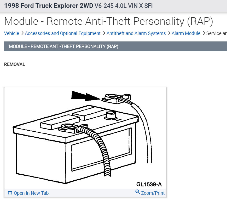 Rap Module: Hi There. My 98 Explorer Sport Was Bought Used...it ...