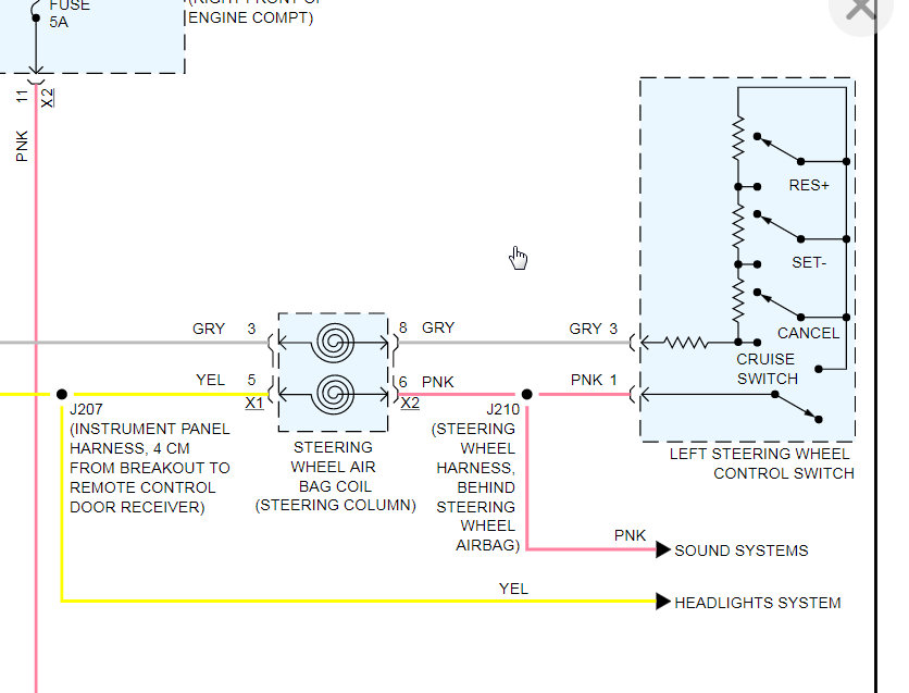 Cruise Control Wire Colors Diagram: Being I Changed My Steering ...