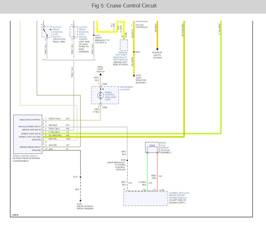Clock Spring Wiring Diagram Needed: Cruise Control, Temperature ...
