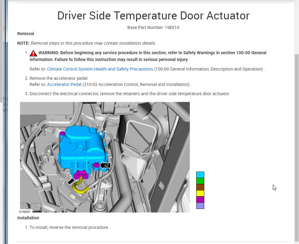 Blend Door Actuator Location and Replacement?: While Using My A/C ...