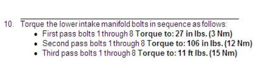 Intake Manifold Torque Sequence?: What Is the Intake Manifold ...