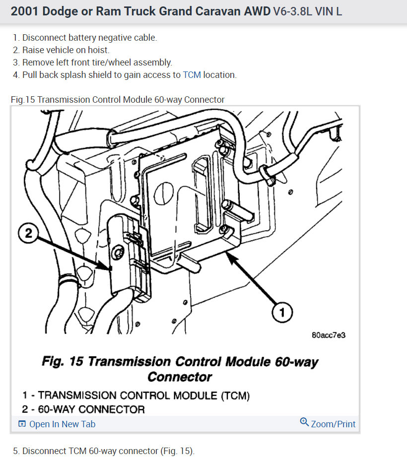 Transmission Control Module TCM Causing This? Where Is It How to ...