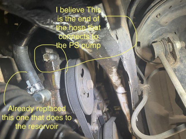 Identify Power Steering Hose Leak: I Believe I Have Found the ...