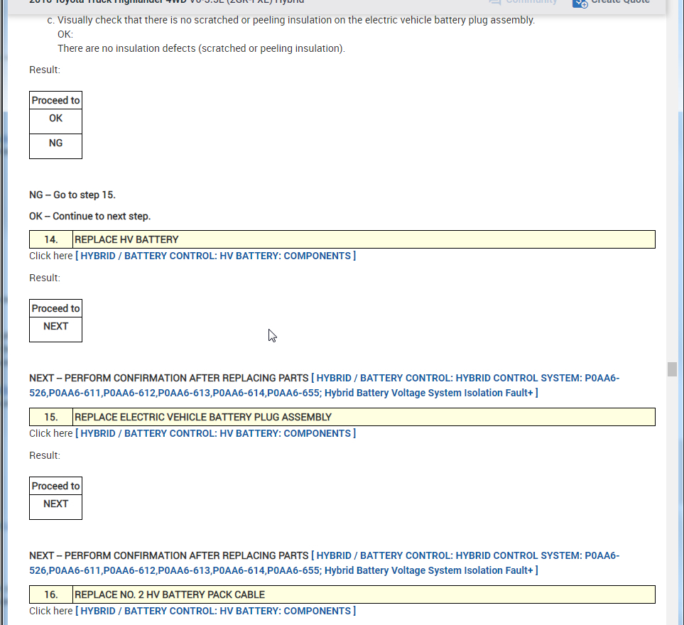 Code P0AA6, Hybrid Battery Replacement: P0AA6 Hybrid Battery ...