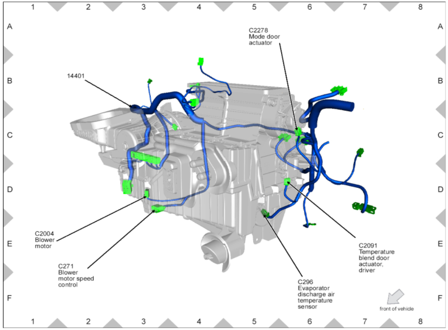 Mode Door Actuator Location: Where Is the Mode Door Actuator ...