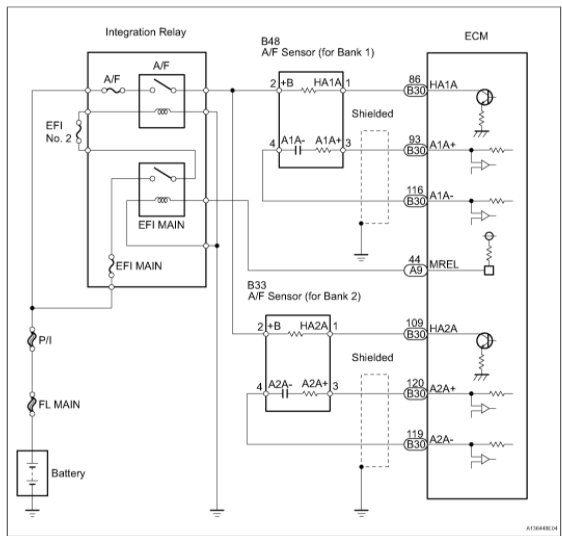 Oxygen Sensor Heater Control Circuit Low, Code P0031