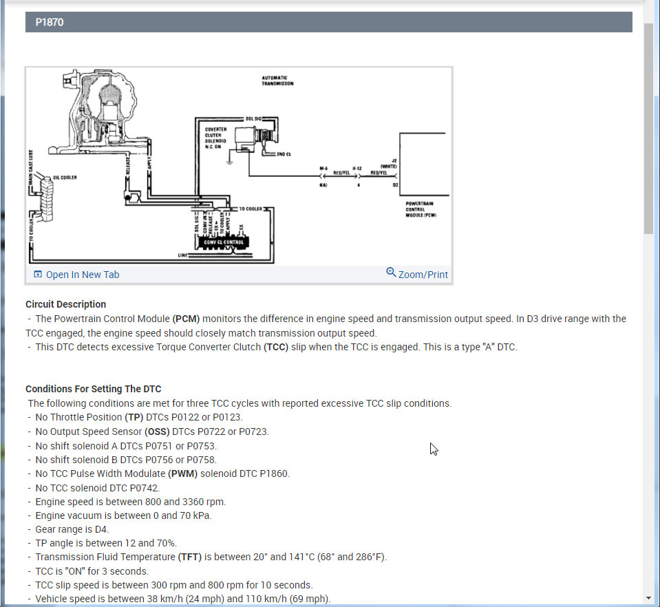 Code P1870: Error Code P1870 CVT, Speed Change Control Valve ...