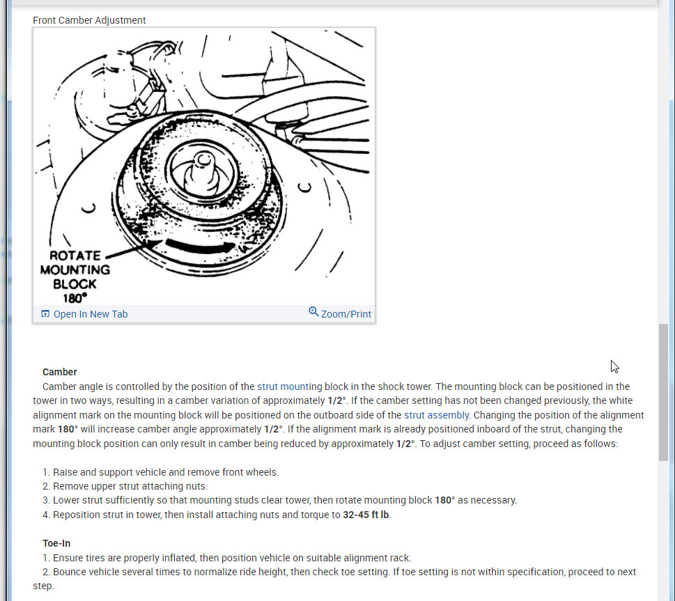 Camber Misalignment and Rear Wheel Parts: Hi, Since Toe Alignment ...