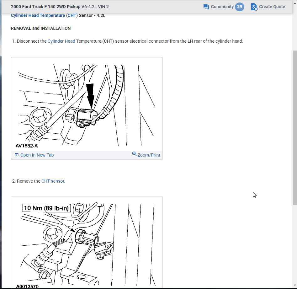 Coolant Temperature Sensor Location for Replacement?: Does My ...