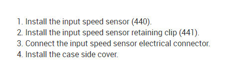 Where Is the Input/output Transmission Speed Sensor Located?