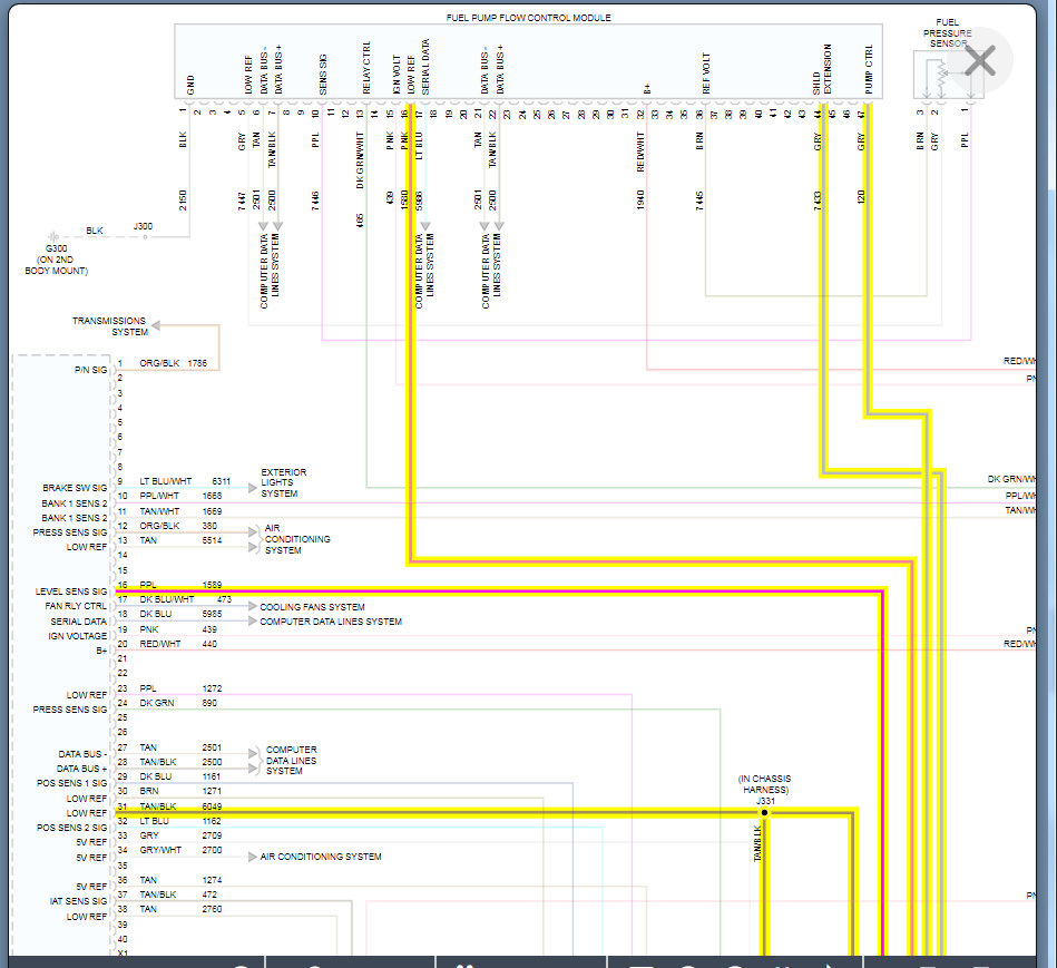 Fuel Pump Relay (control Module) Fuel Pump Circuit Intermittent