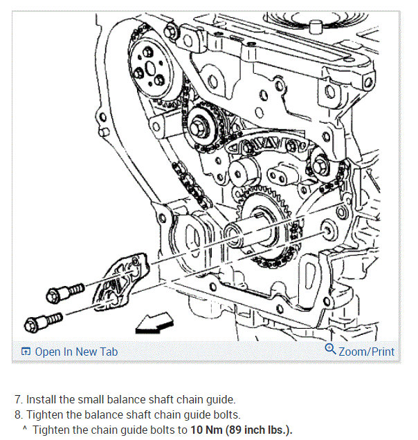 Timing Chain/upper Chain Guide Bolt Replacement