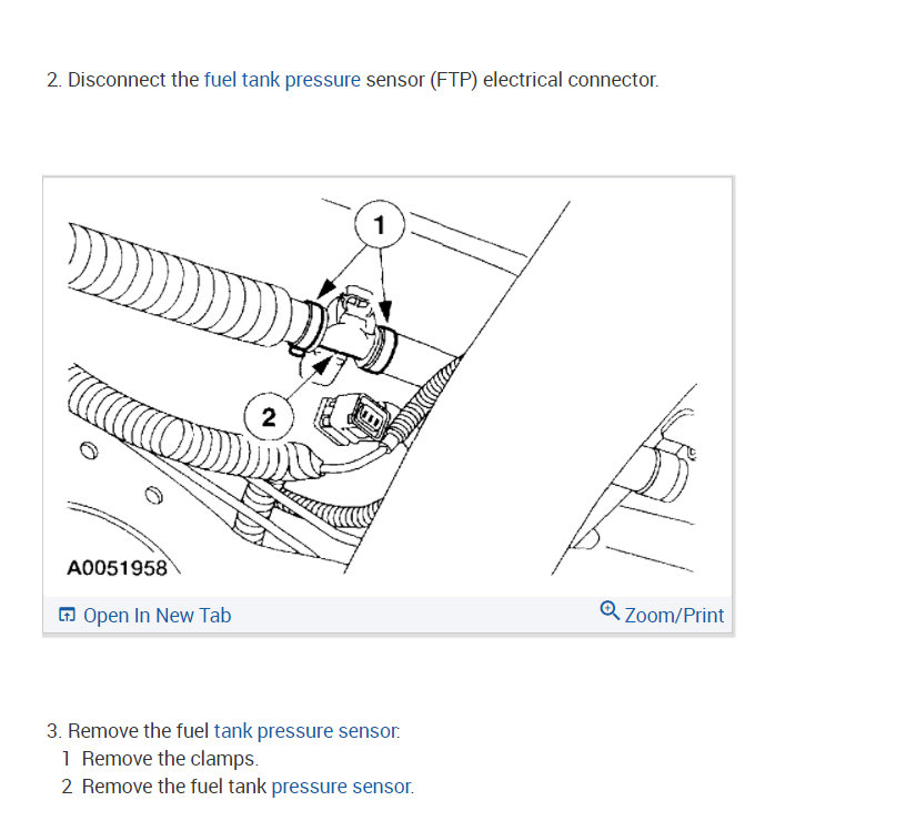 Fuel Tank Pressure Sensor Location and Replacement Instructions ...
