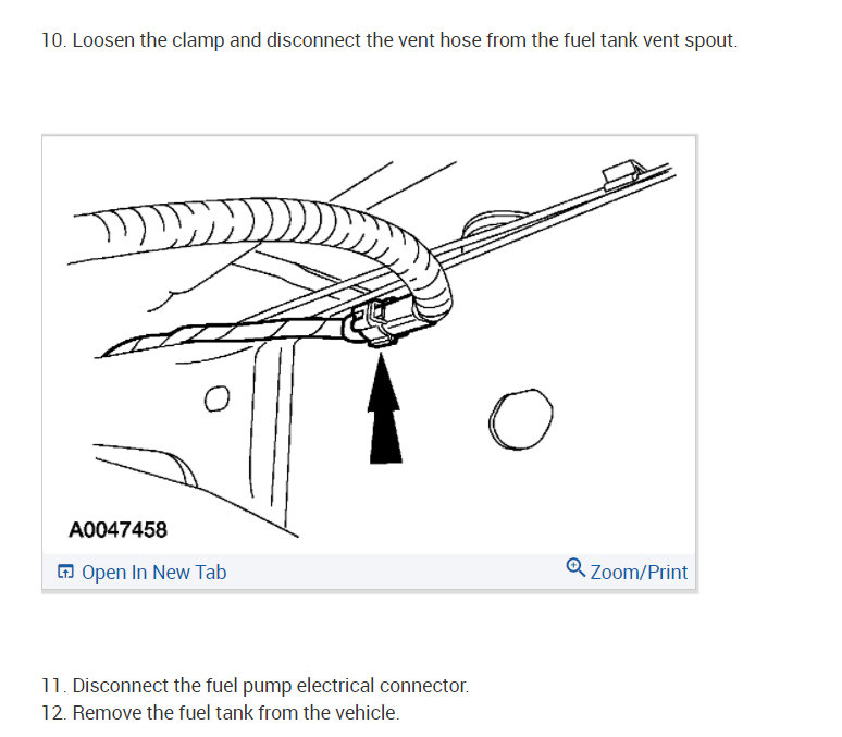 Fuel Tank Pressure Sensor Location and Replacement Instructions ...