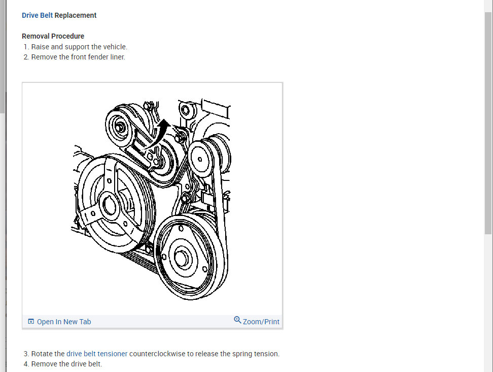 Fan Belt Change: Try to Change Fan Belt but the Engine Mounting Is...