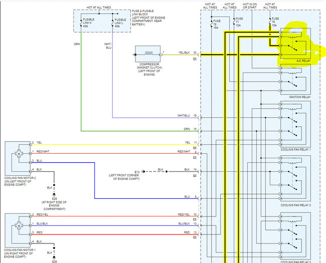 Where Is the A/C Compressor Relay Located?