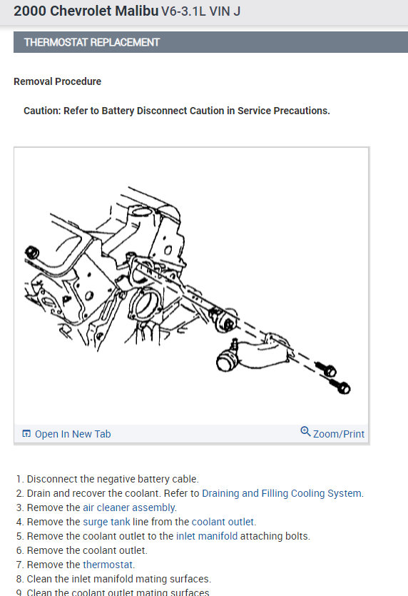 2000 Malibu Cooling System Diagram