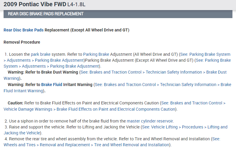 Rear Brake Caliper: Have the Tools and I Want to Replace the Brake...