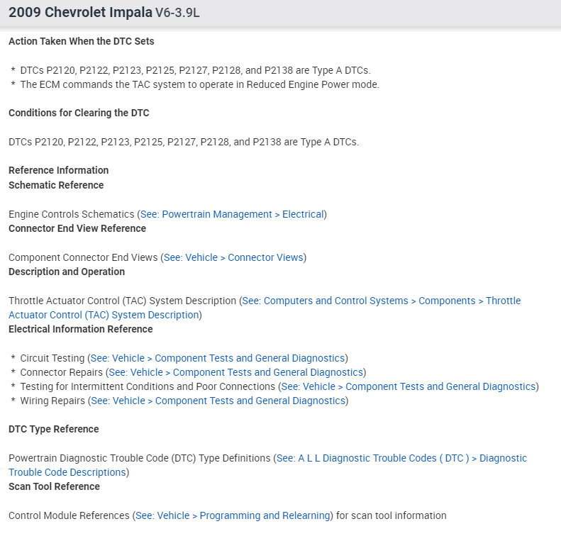 Code P2127: Received Error Code P2127 'Throttle/Pedal ...