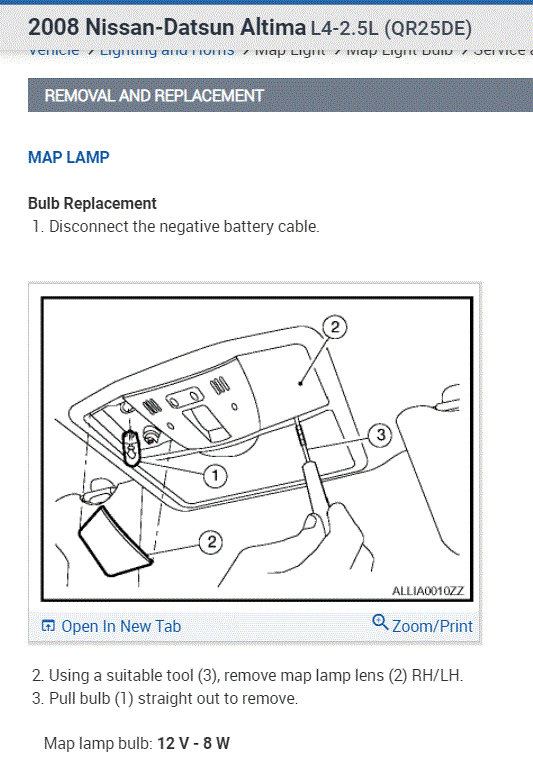 Removing Overhead Map Light Assembly: Don't Want to Break ...